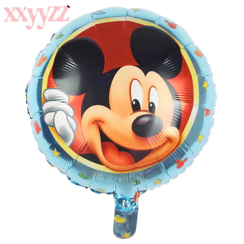 XXYYZZ Free Shipping 18inch Minnie & Mickey Balloons Happy Birthday ...