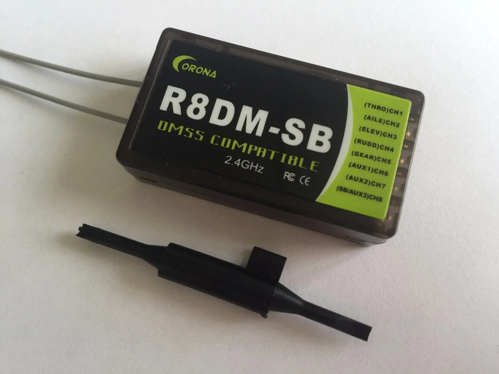 CORONA R8DM SB 2.4GHz DMSS Compatible Receiver R8DM SB for JR DMSS XG6 ...