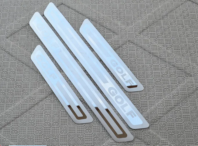 New Stainless steel Door Sill Scuff Plate For VW Golf 6 Golf MK6 2014 ...