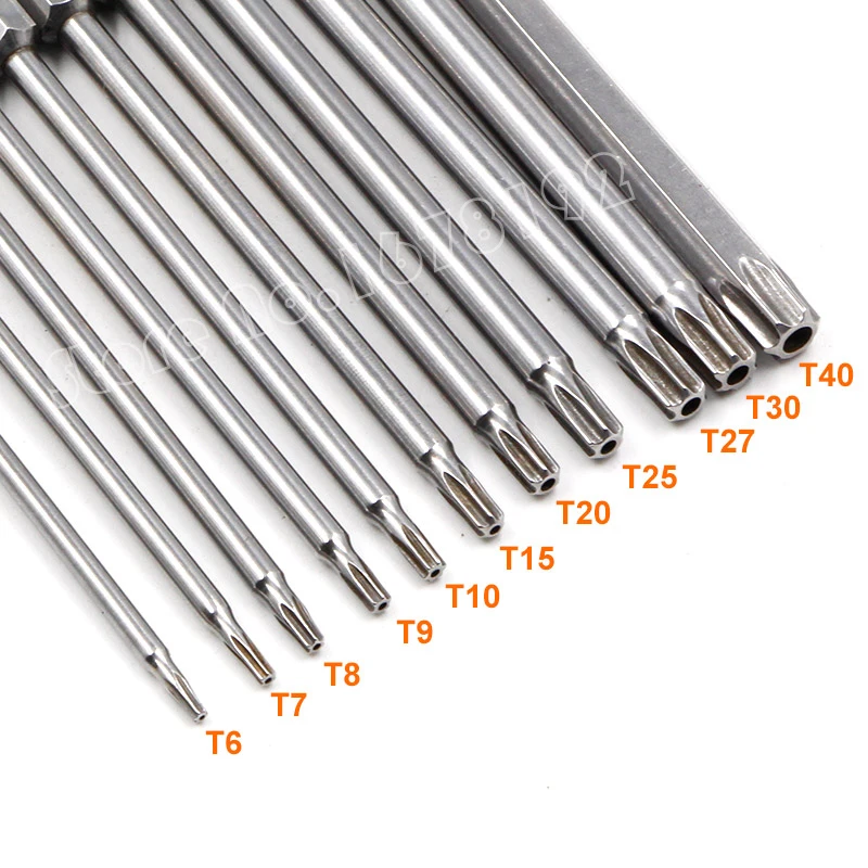 11PCS 100mm Lange Torx T6 T40 Auswirkungen Duty Schraubendreher Bit 1 4 Hex Schaft Kopf Fahrer Bit Anti Slip Elektrische schraubendreher Bits Set AliExpress