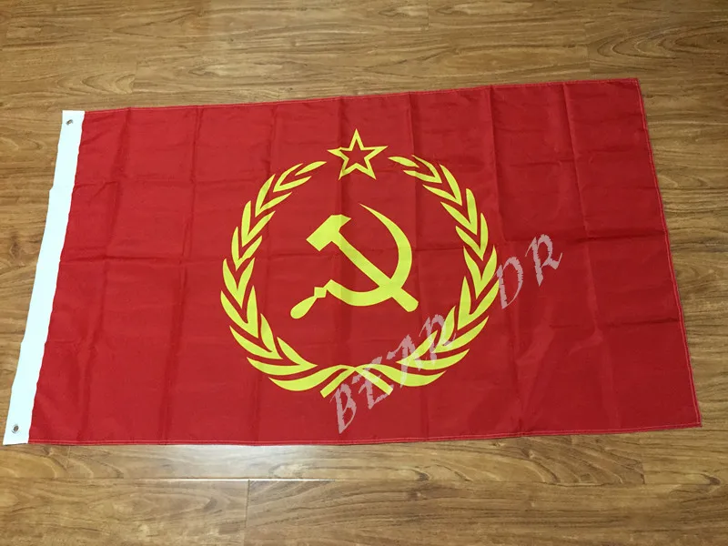 Bandera de la Unión Soviética, emblema de la guerra fría de la URSS ...