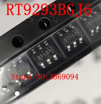 100 pces/200 pces rt9293bgj6 rt9293b rt9293 bt = xxx bt = impulso conversor dc/dc novo original ...