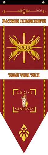 New Caesar Rome empire SPQR Infantry Legions War Banner Home Decor Flag ...