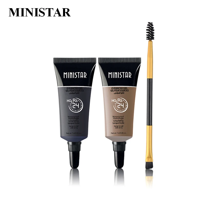 MINISTAR-Brand-2-Color-Eyebrow-Cream-Mascara-Gel-Waterproof-Eye-Brow ...