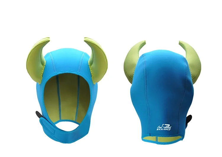 3mm neoprene ox horn diving caps adults' winter swimming caps 3 colors ...