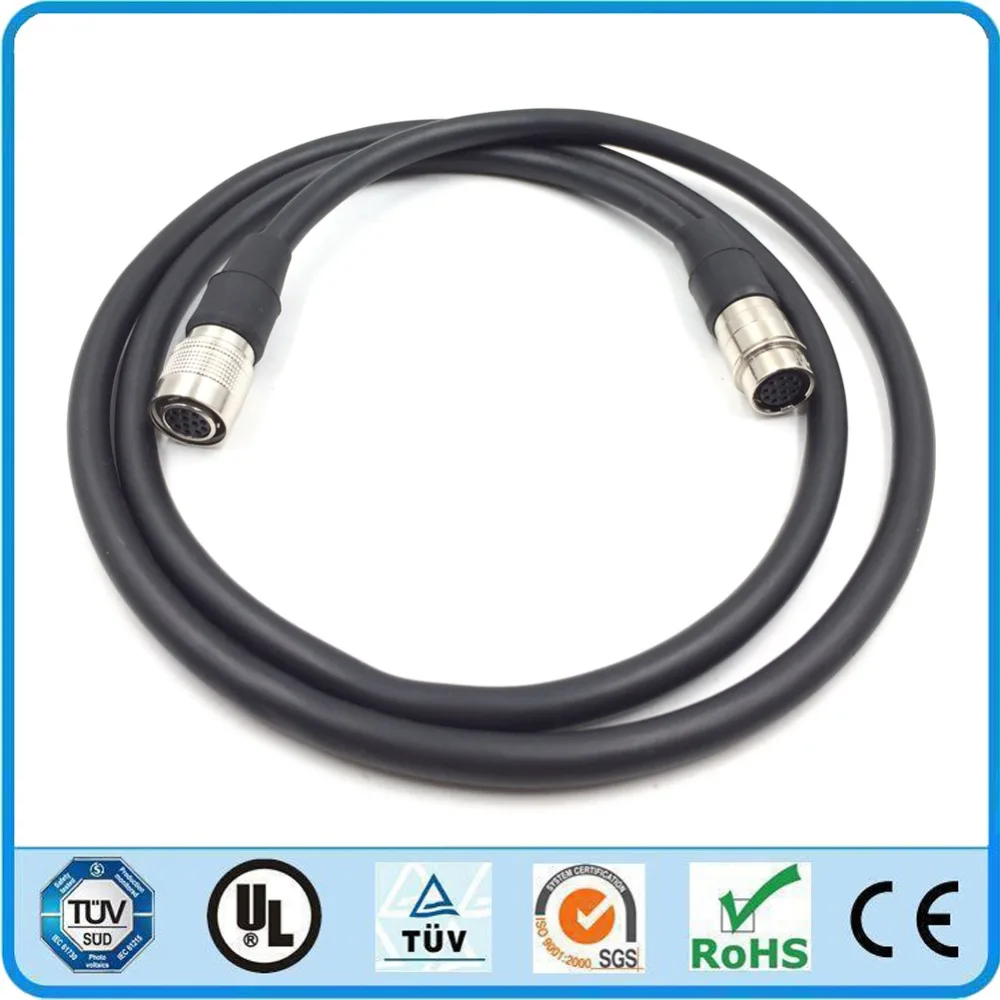 Industrial Ccd Camera And Lens Power Cables Hirose 12 Pin Female To 12 ...