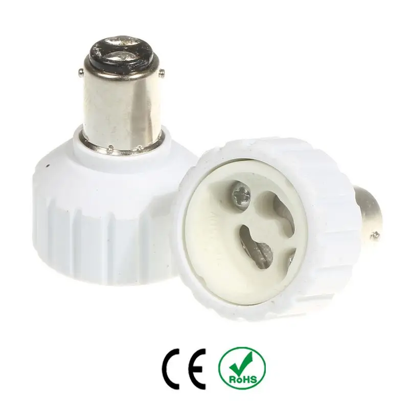 3pcs BA15D to GU10 LED Lamp Base Socket Bulb Holder Adapter Converter ...