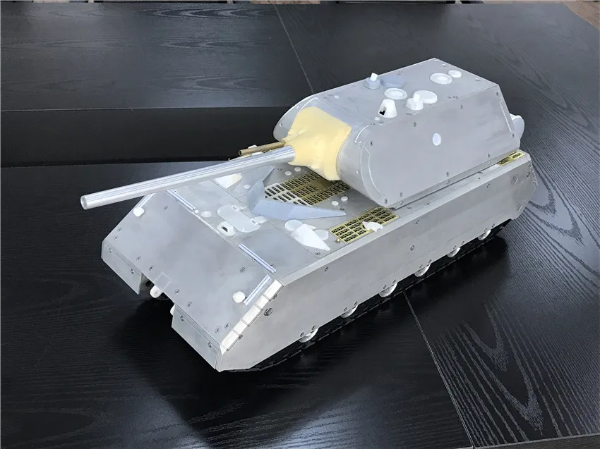 Немецкий MAUS супер тяжелый танк RC танк с металлической оболочкой ...