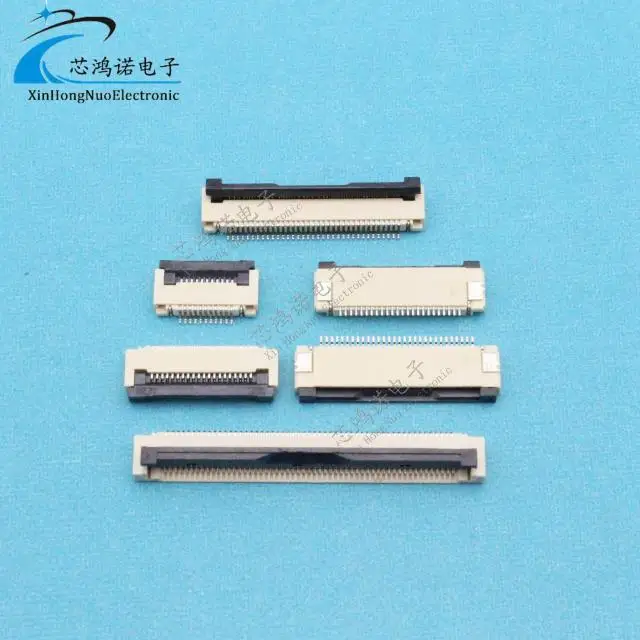 1.0 Pitch Folded Ffc / Fpc Flat Cable Socket Connector Soft Cable ...