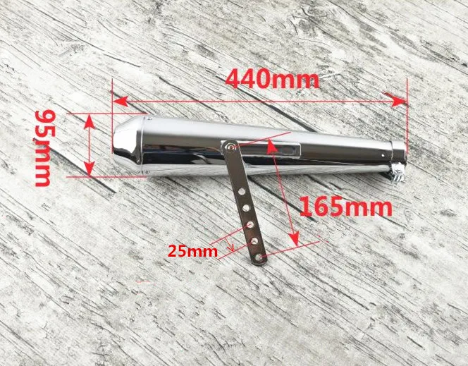 Universal Cafe Racer Exhaust Silencer Vintage Motorcycle Exhaust Pipe ...