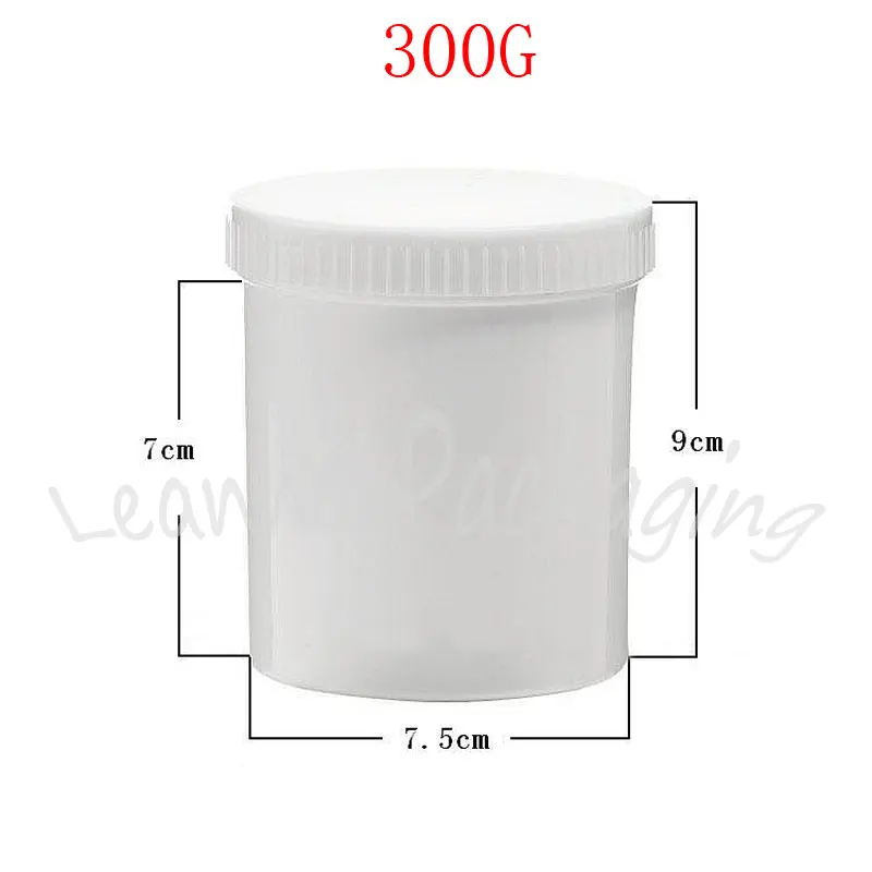 300-Gram-White-Plastic-Cream-Bottle-300CC-Mask-Poeder-Cream-Packaging ...