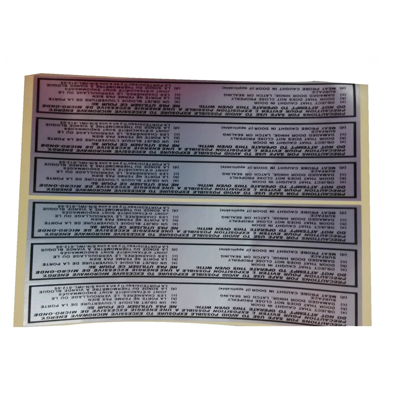 Customized quality self destructive label,fancy custom adhesive self ...