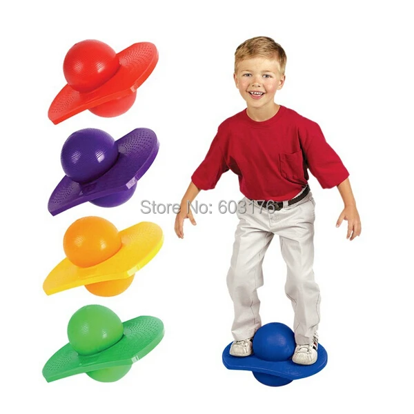 Fun Toy Sports Fitness Rubber Bouncing Ball Jumping Exercise Balance ...