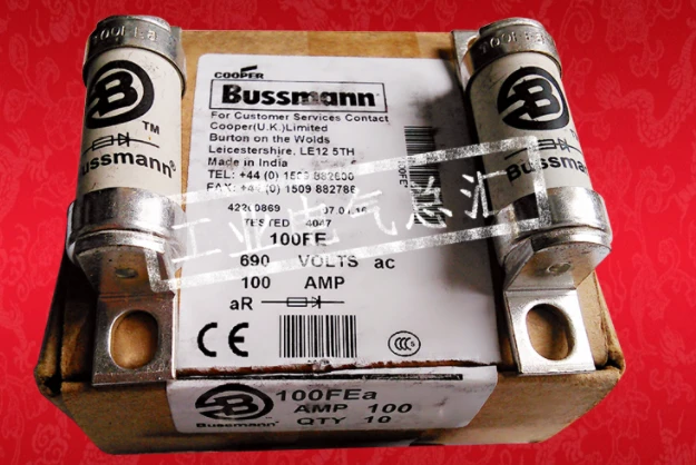 BUSSMANN 퓨즈 BS88: 4 100FE 100A 690V 특수 치료를위한 새로운 오리지널 아메리칸