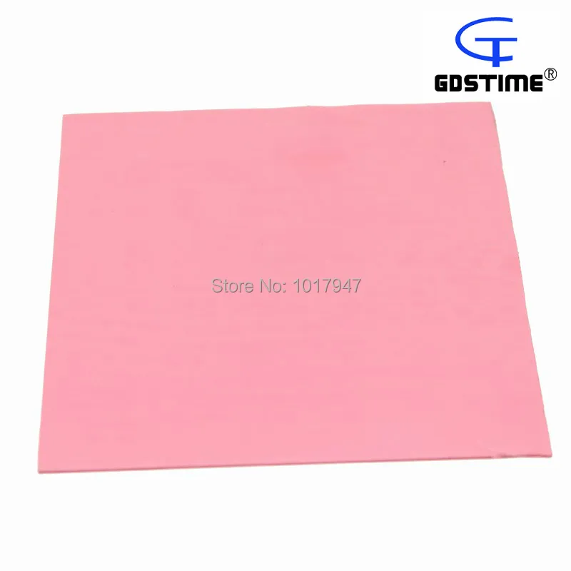 50pcs lot Pink 100x100x1mm CPU Heatsink Cooling Thermal Conductive ...