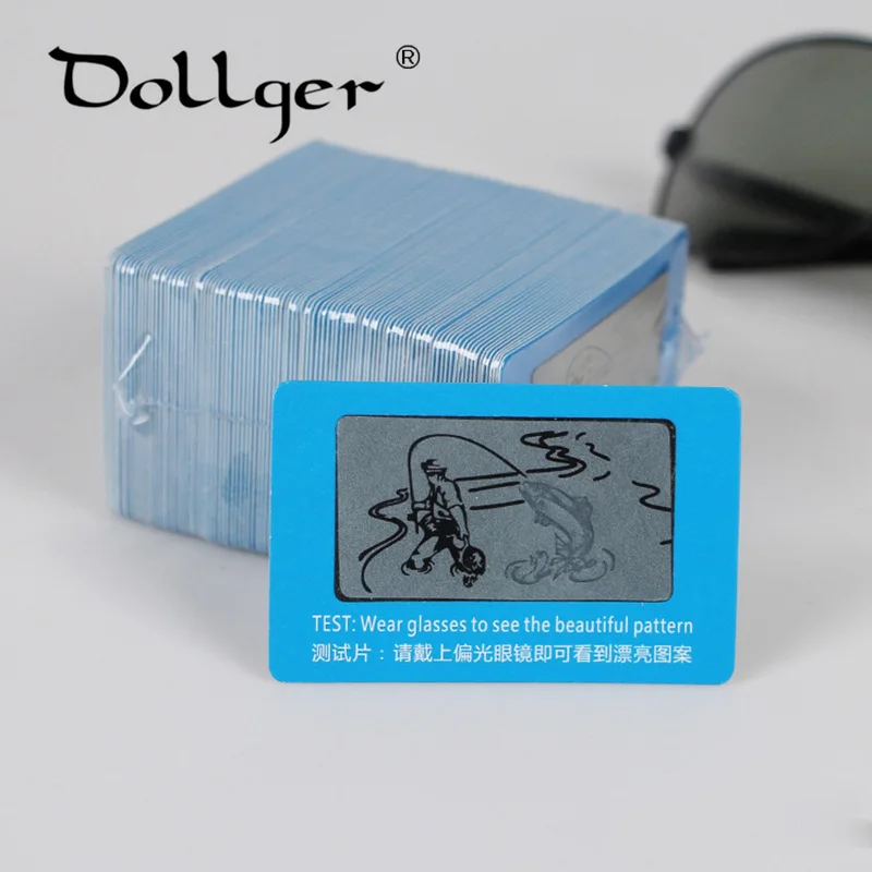 100pcs Tac Polarized Lens Test Card For Testing Polarizing Sunglasses Polaroid Test Card Eyewear