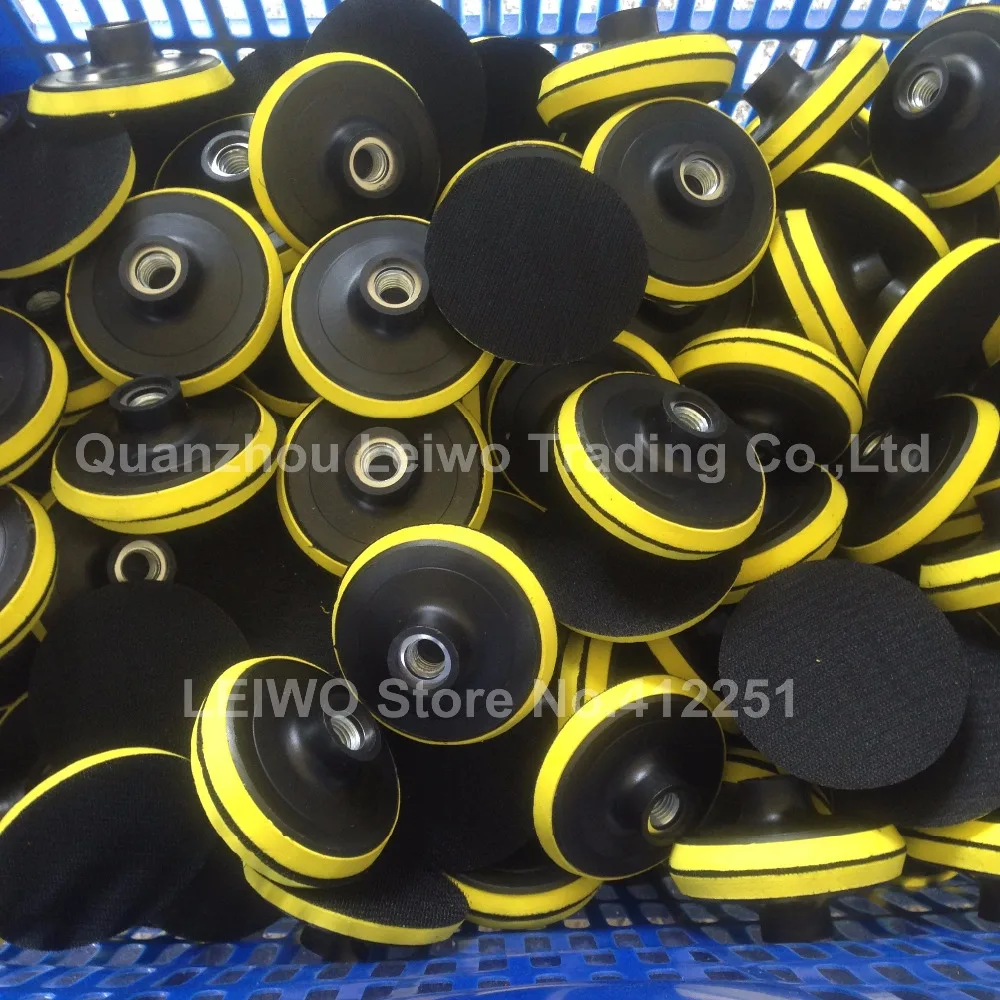 Plastic Foam Backer Pad for Angle Grinder with M14 Thread Wet Polisher ...