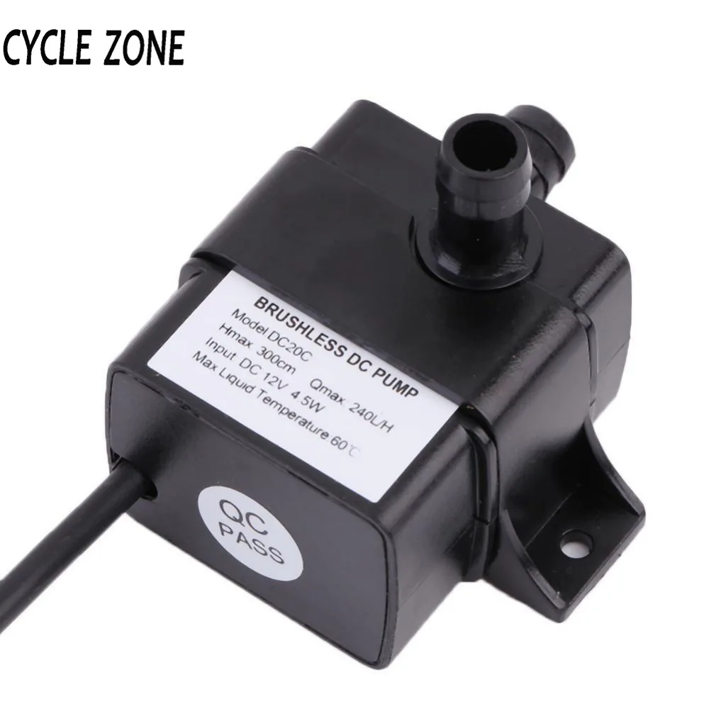 CYCLE ZONE Durable Quality 240L/H DC 12V 2 Phase CPU Cooling Car ...