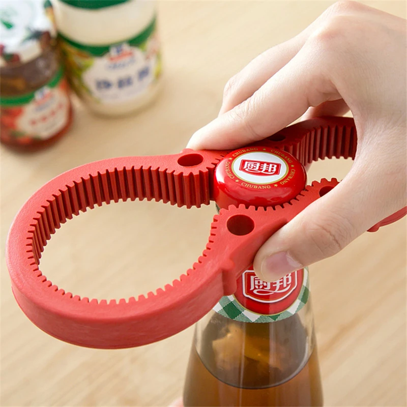 Multi function free size opener can opener Non slip rubber plastic ...