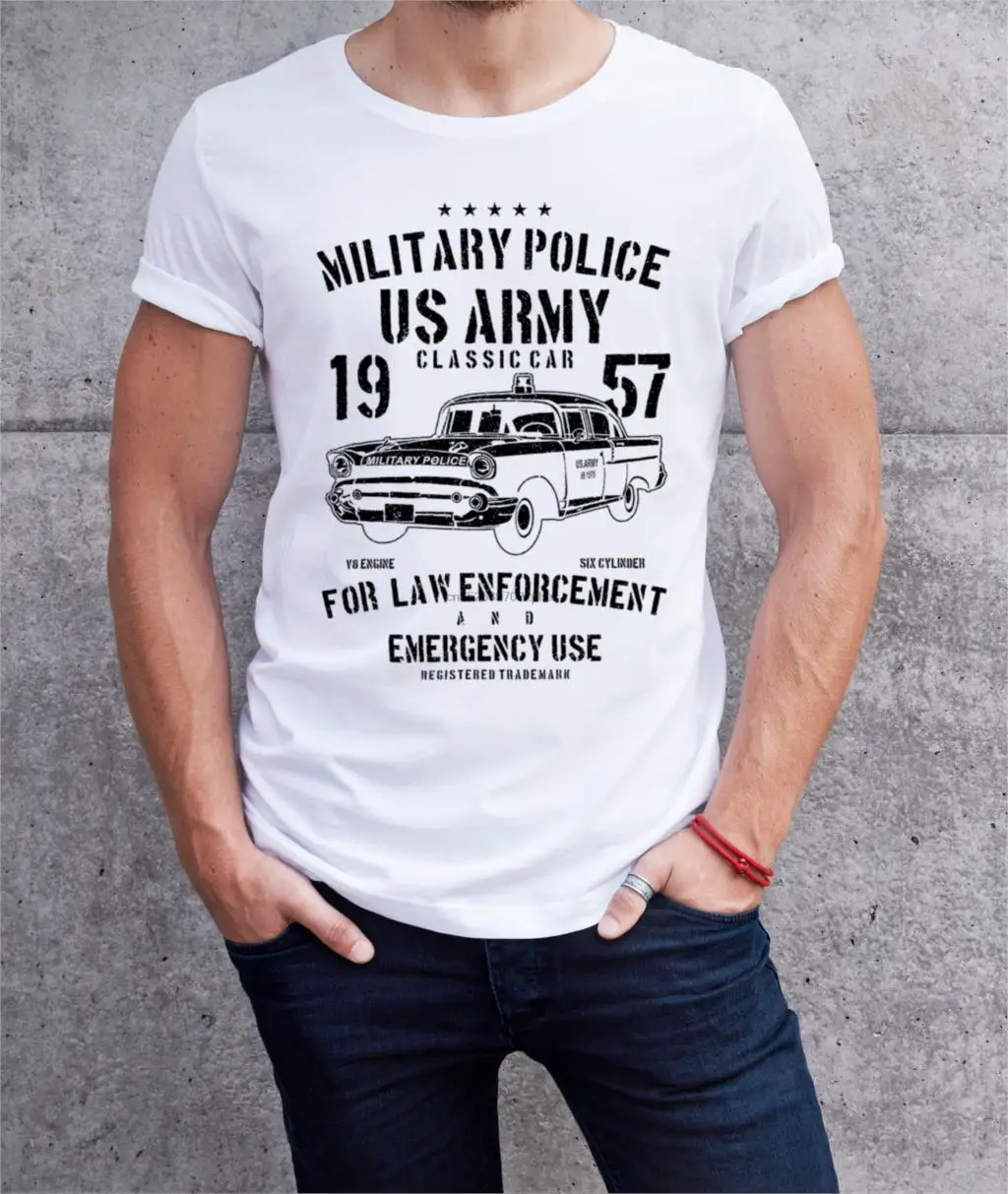 Military Police US Army T shirt Classic Car T shirt Funny T shirt ...