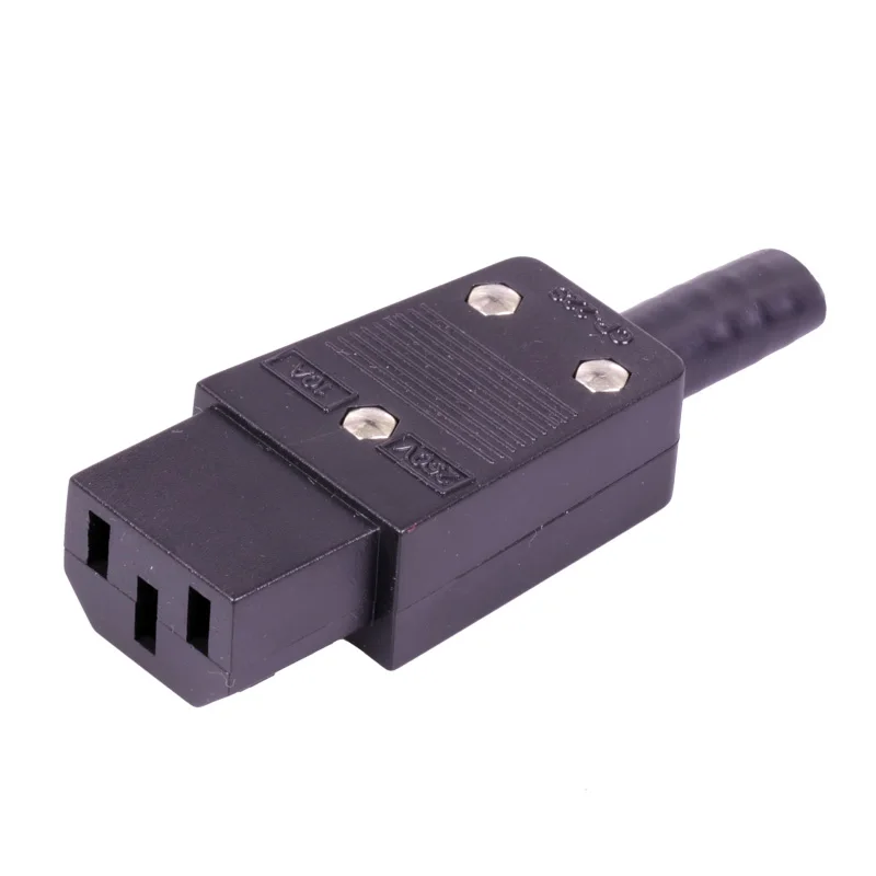 100pcs 220V DC/AC power jack terminal 3pin AC/DC plug power connector ...