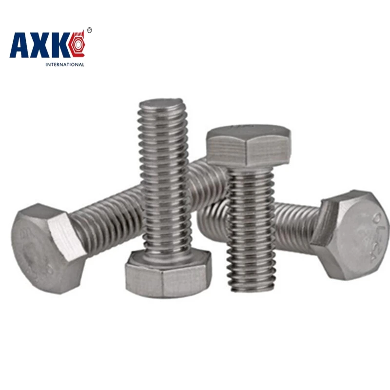 20pcs/lot Din933\gb5783 M6x100 Mm M6*100 304 Stainless Steel Hex Bolts ...