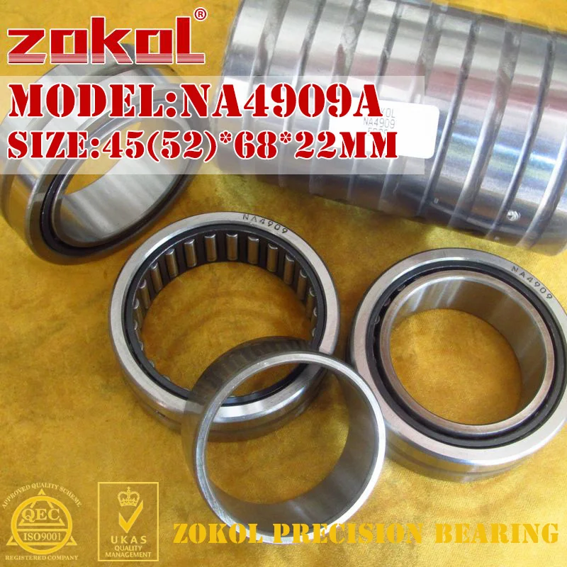 ZOKOL NA4909 A rodamiento NA4909A unidad ferrule aguja rodamiento 45*68 ...