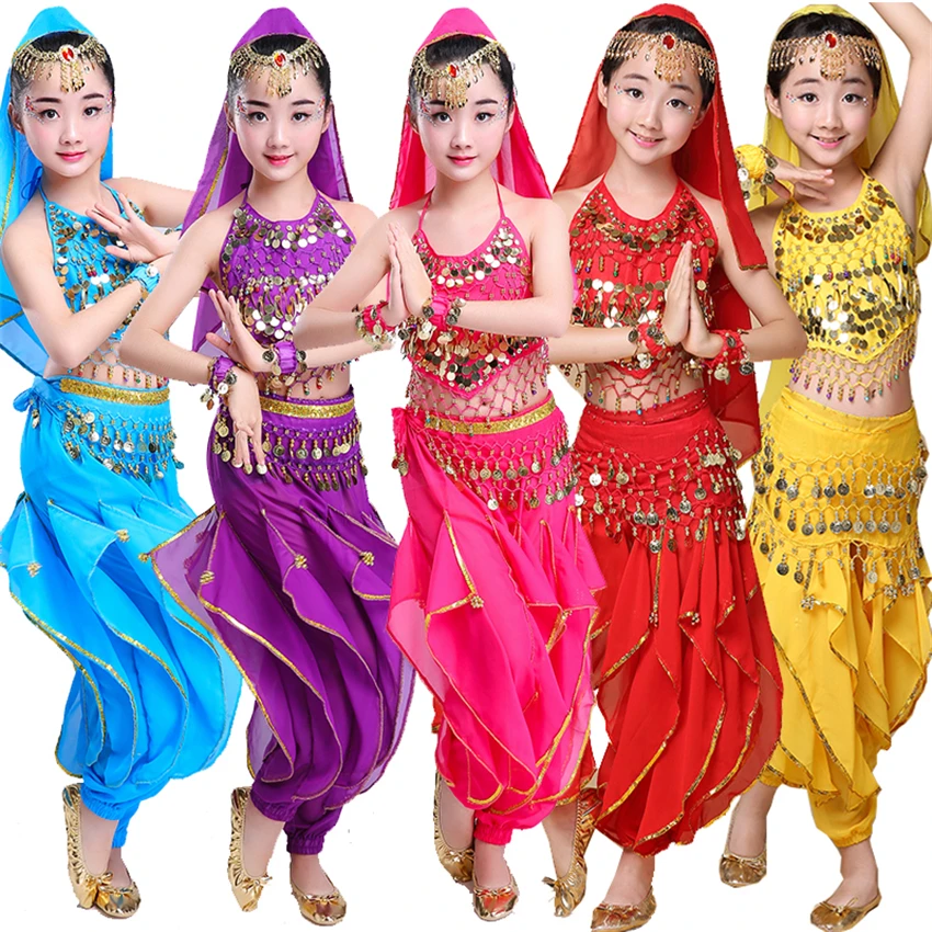 10Style Girls Children Belly Dance Costume Set Kids Belly Dancing ...