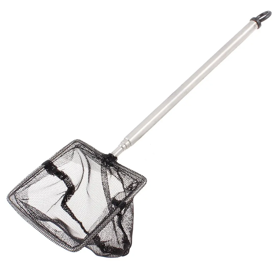 Fish Tank Rectangle Frame Telescopic Handle Fishing Landing Net-in ...