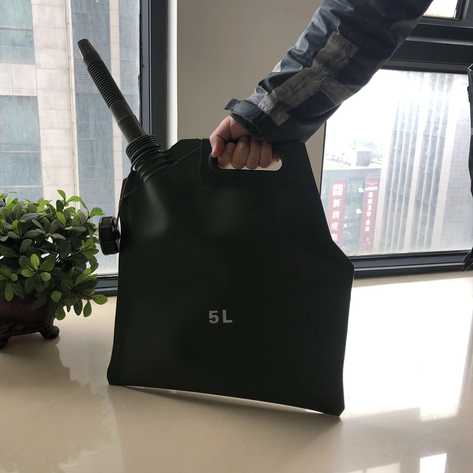 5L Litre Portable Car Motorcycle Soft Oil Bag Bladder Off-road Petrol ...