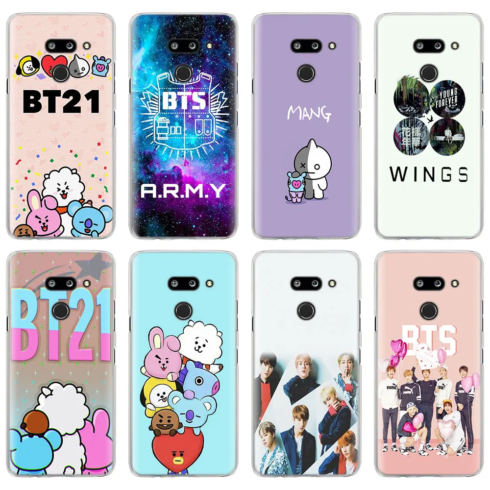 BTS Bangtan BT21 phone Case cover for LG G7 G8 ThinQ G5 G6 V30 V40 V50 ...