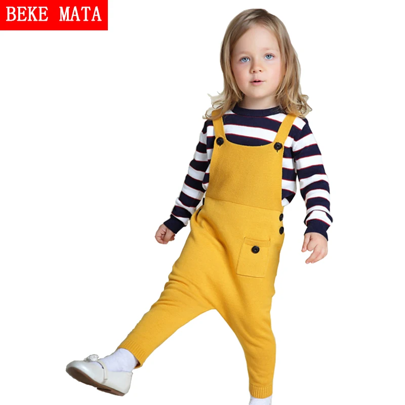 Cotton Overalls For Children Winter 2017 Casual Solid Baby Girl ...