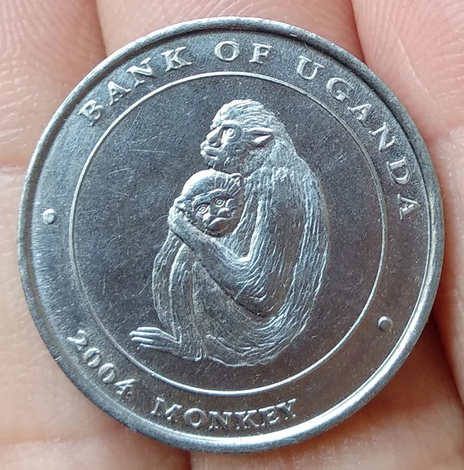 Aliexpress.com : Buy 24mm 100 Shillings Of Uganda Monkey Coin from ...