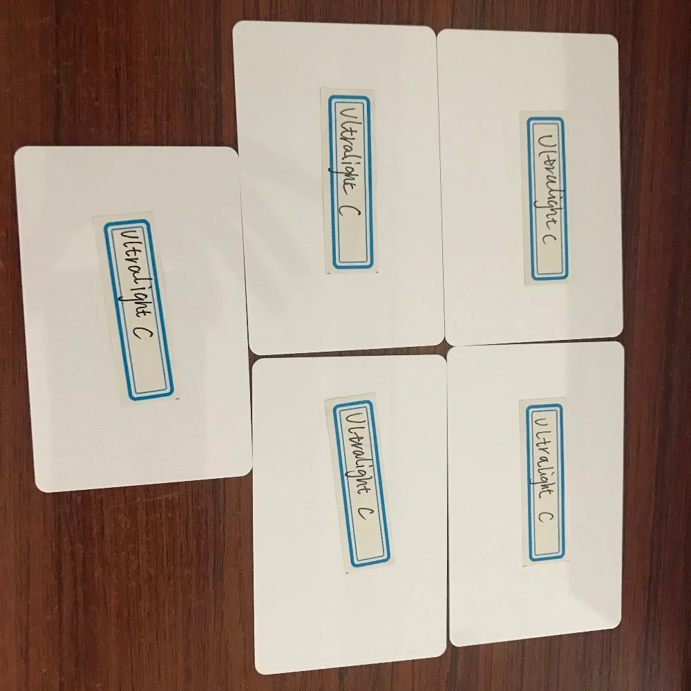 RFID passive 13.56Mhz blank IC cards RF Ultralight C PVC card