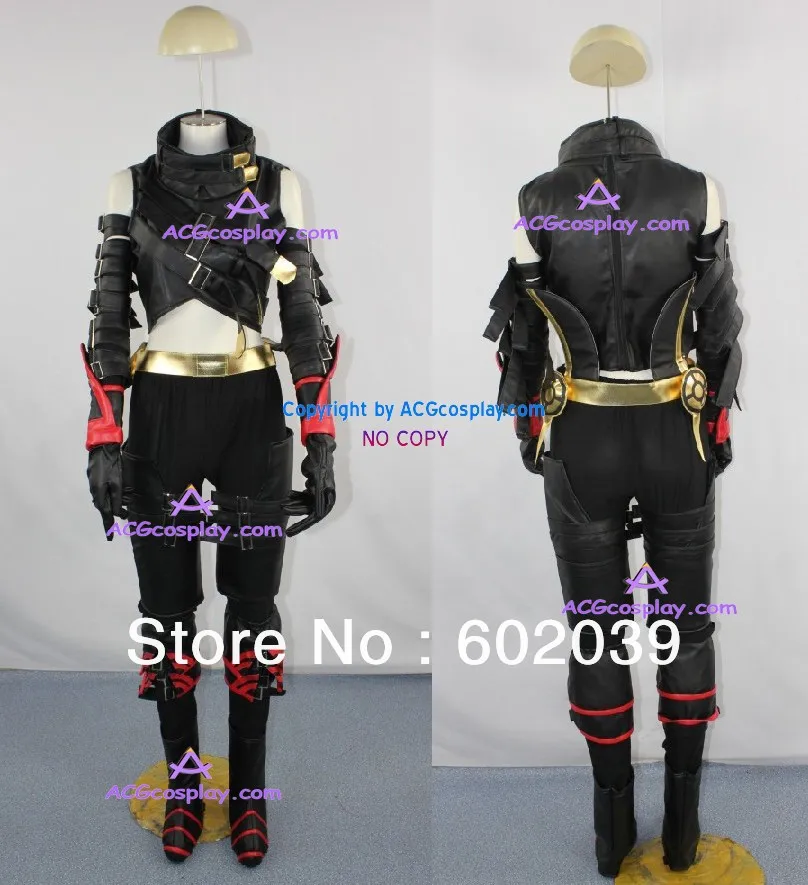 Hack Roots Haseo คอสเพลย์เครื่องแต่งกายรวมรองเท้าและถุงมือหนัง Faux ...