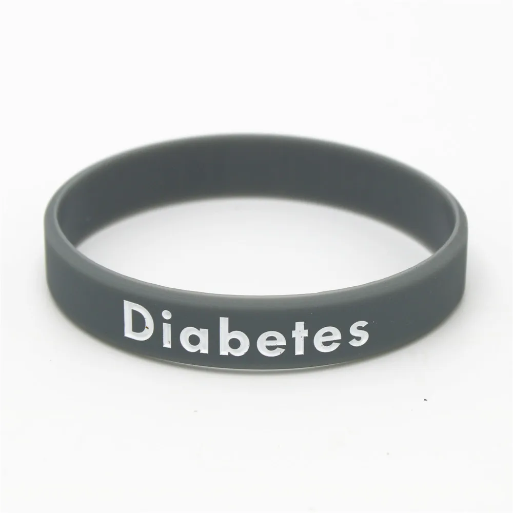 Diabetes Awareness Silicone Bracelets