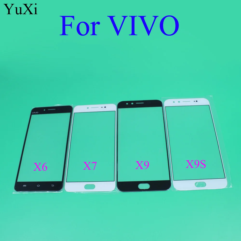 YuXi New Outer LCD Front Screen Glass Lens Cover Replacement Parts For ...