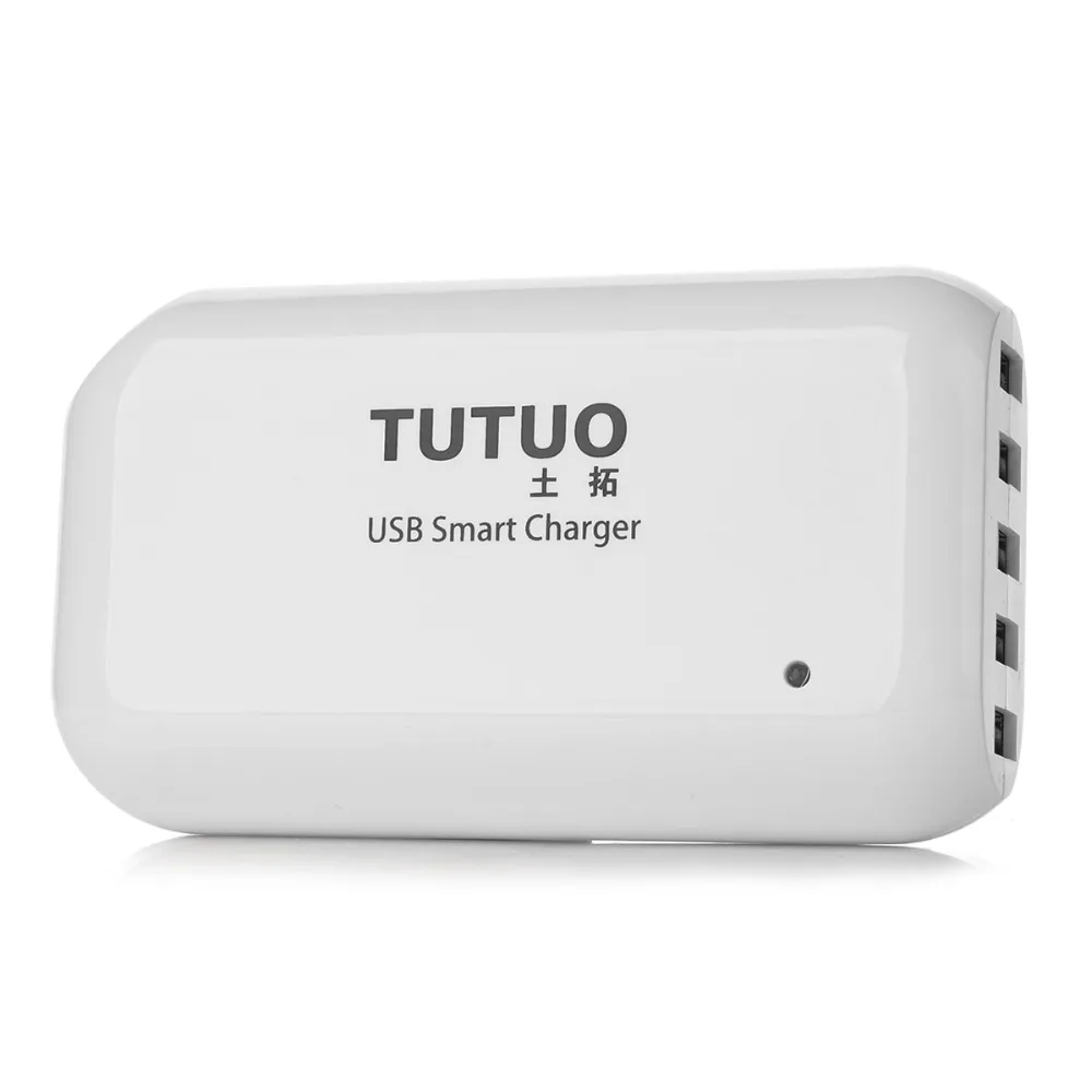 TUTUO UPS 009 USB Wall Charger 40W 5 Port Desktop Charging Station for ...