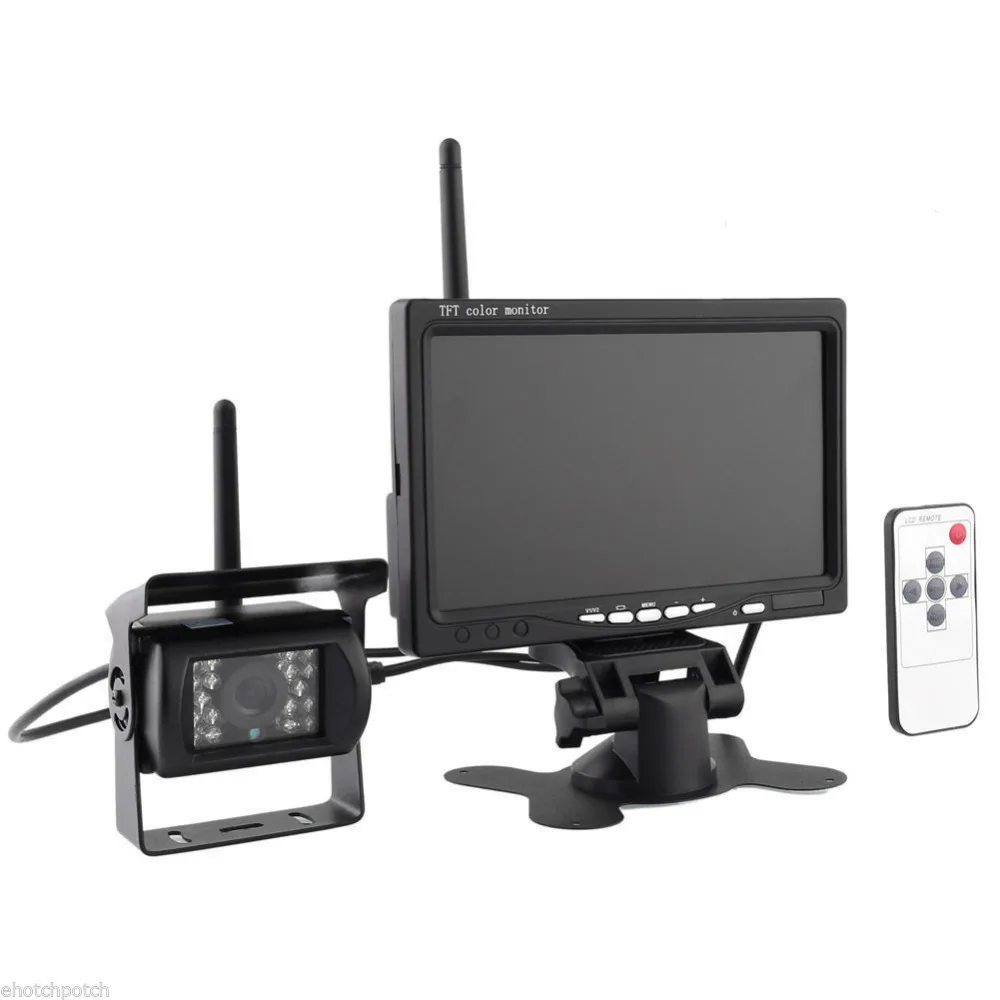 Reversing Camera Monitor 7-Inch Wireless Ahd High-Definition 720p ...