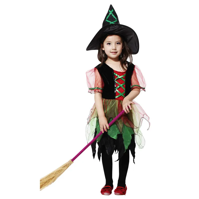 Halloween Children's Clothing Kindergarten Witch Role Play Witch Troupe ...