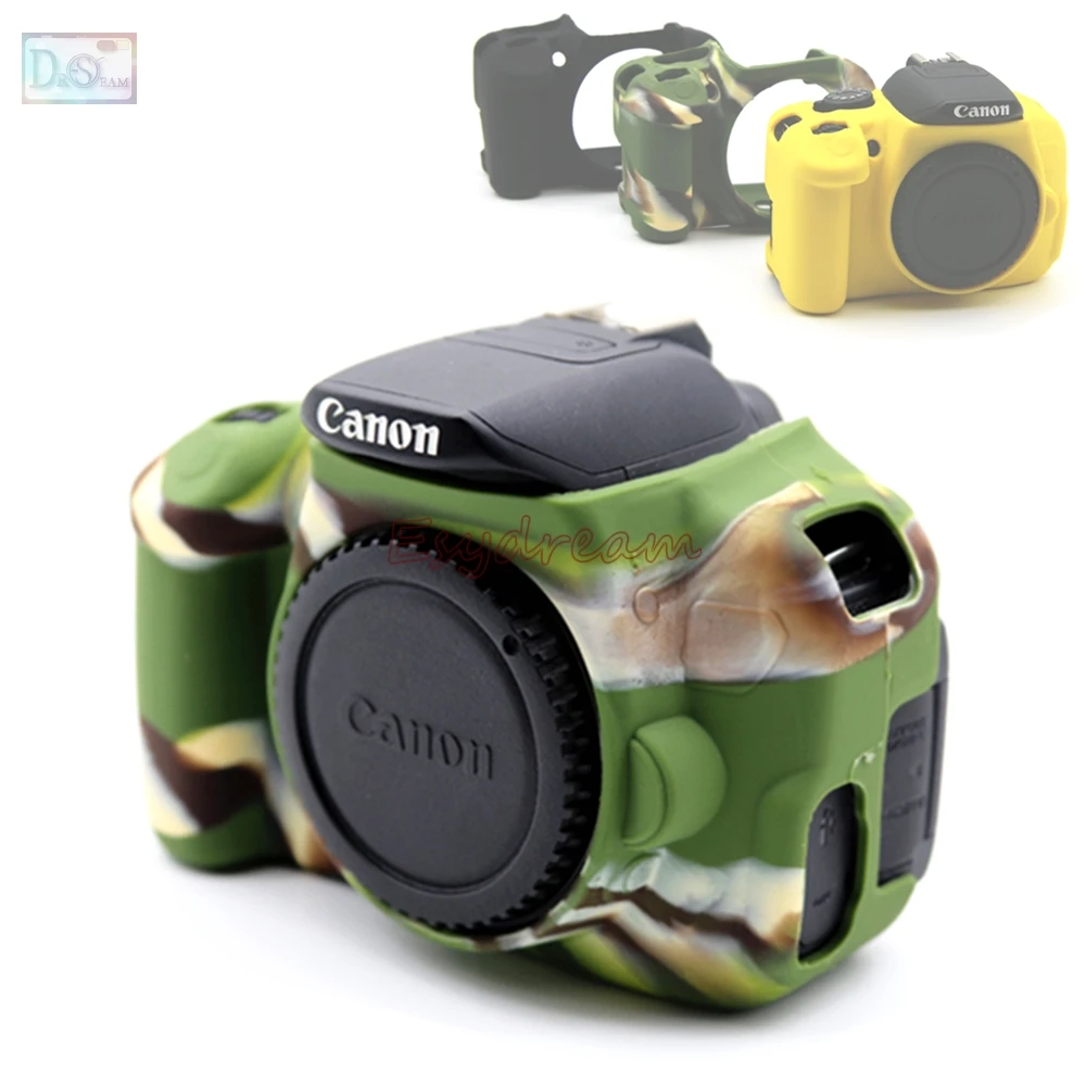 Rubber Silicon Case Body Cover Protector Soft Frame Skin For Canon Eos ...