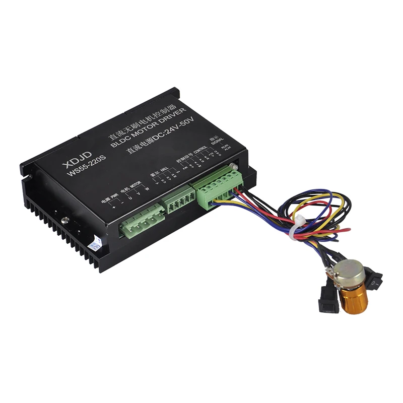 WS55-220S DC Stepper Motor Driver 0.6KW 24-50V Brushless DC Motor ...