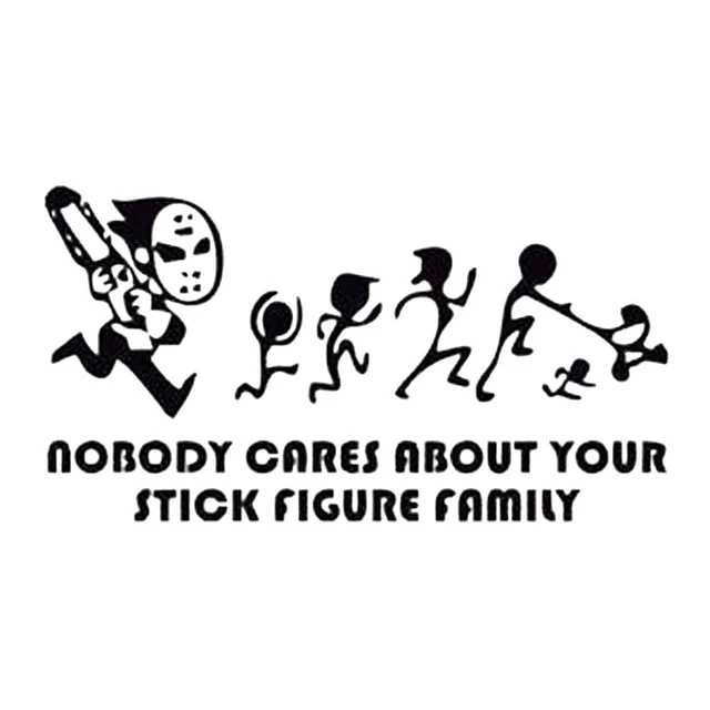 Nobody Cares About Your Stick Figure Family Jeep