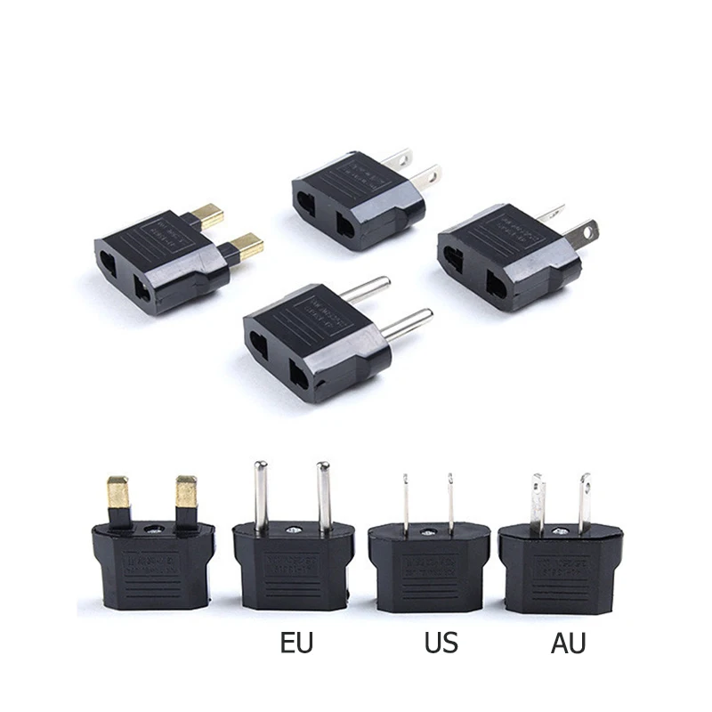 Universal US EU AU Plug USA Euro Europe Travel Wall AC Power Charger ...