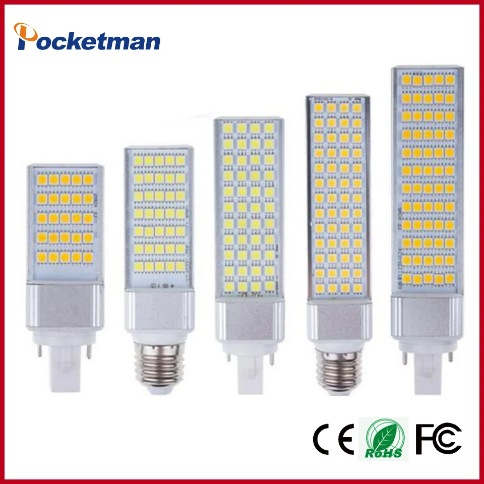 LED Bulbs 7W 9W 10W 12W 15W E27 G24 LED Corn Bulb Lamp Light SMD 5050 ...
