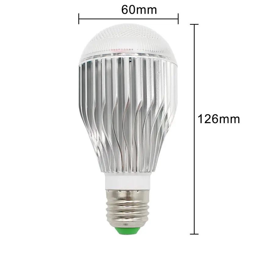 RGB Color Changing E27 LED Light Bulb 10W Lamp 85V 265V + Remote ...