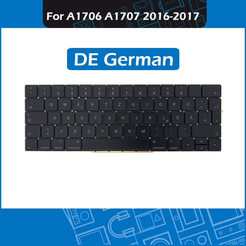 Laptop-A1706-A1707-Deutsche-Tastatur-DE-German-Keyboard-For-Macbook-Pro ...
