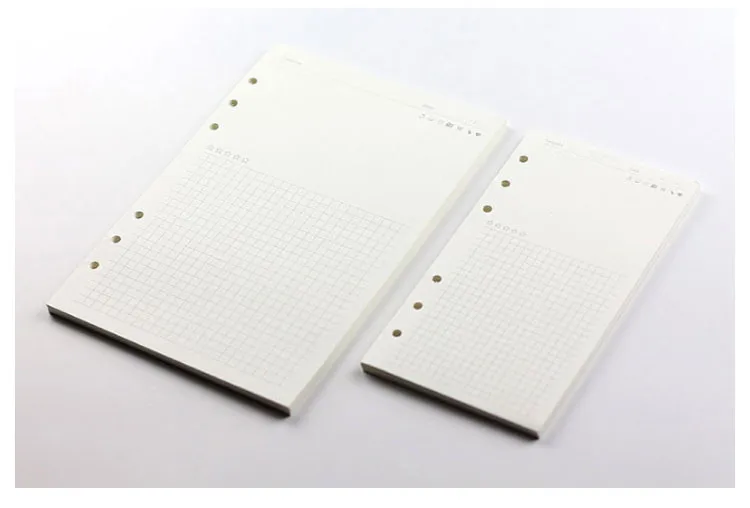 Feuillet mobile,Pages intérieures de planificateur en papier d ...