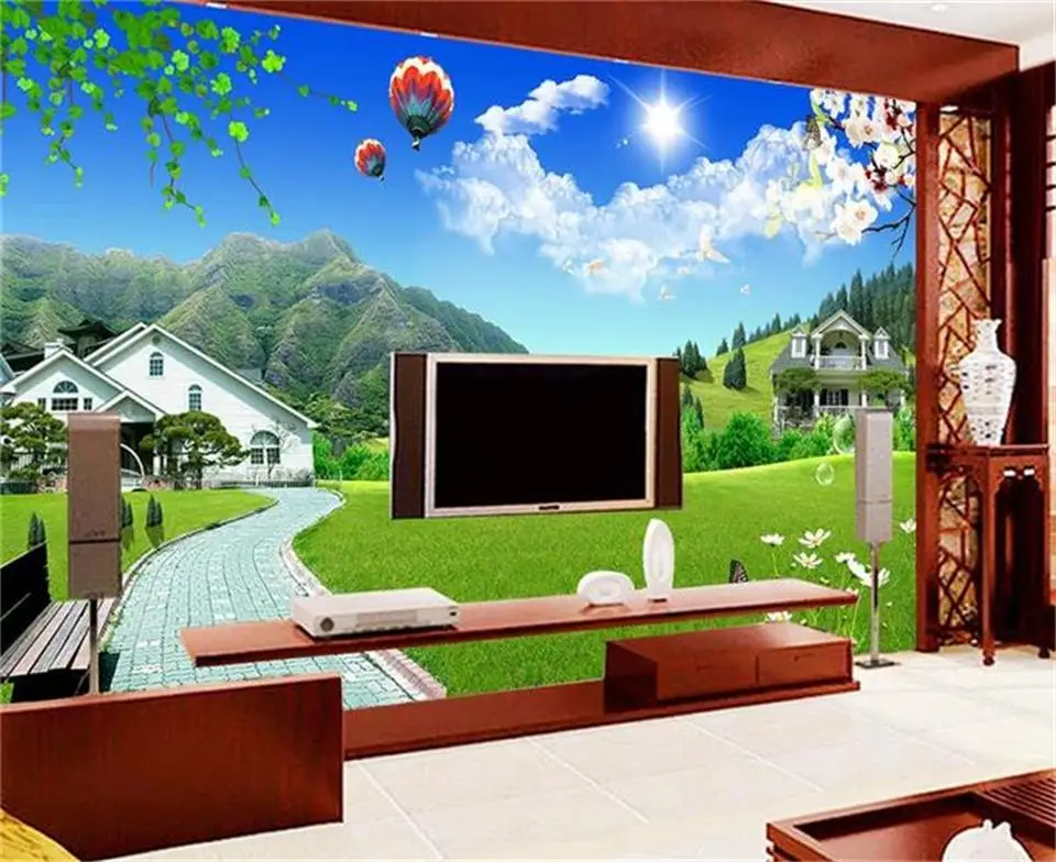 Wallpaper Custom Size Custom Size Wallpaper Living Room Mural 3d Photo