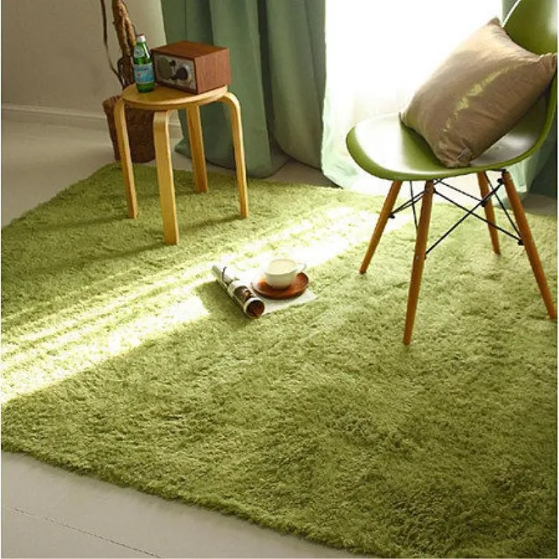 80*160cm Short Plush Soft Shaggy Carpet Area Rectangle Rugs Non slip ...